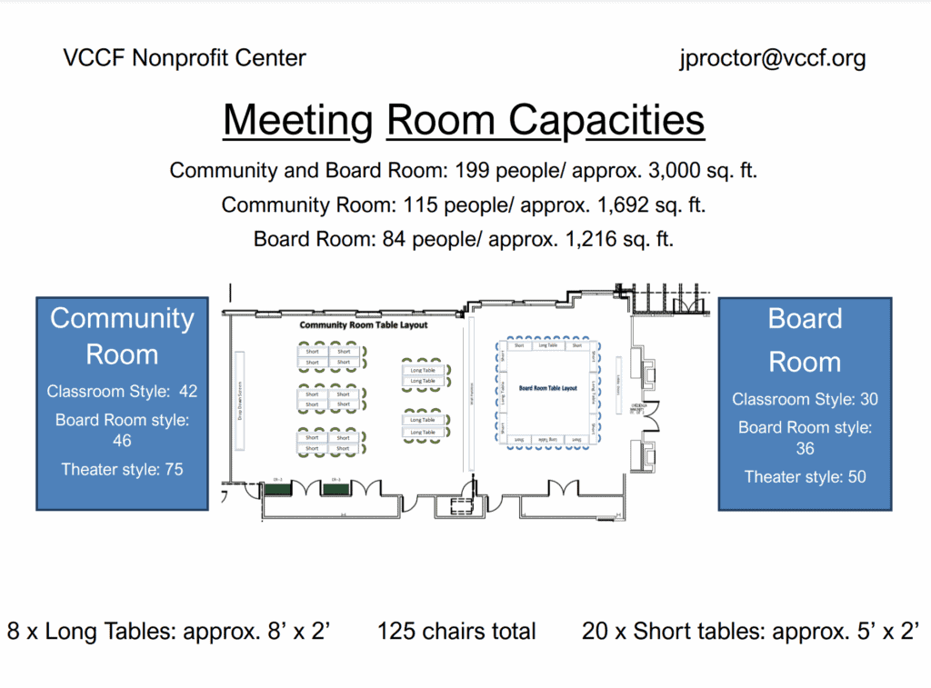 Reserve a Room | VCCF.org